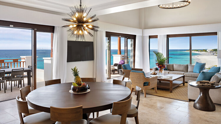 With three spacious bedrooms and a large living area, this beachfront ...